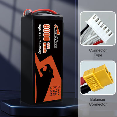 8S1P 30.4V 8000mAh 25C Drone Lipo Battery 1120g FPV UAV Drone for 13 ...